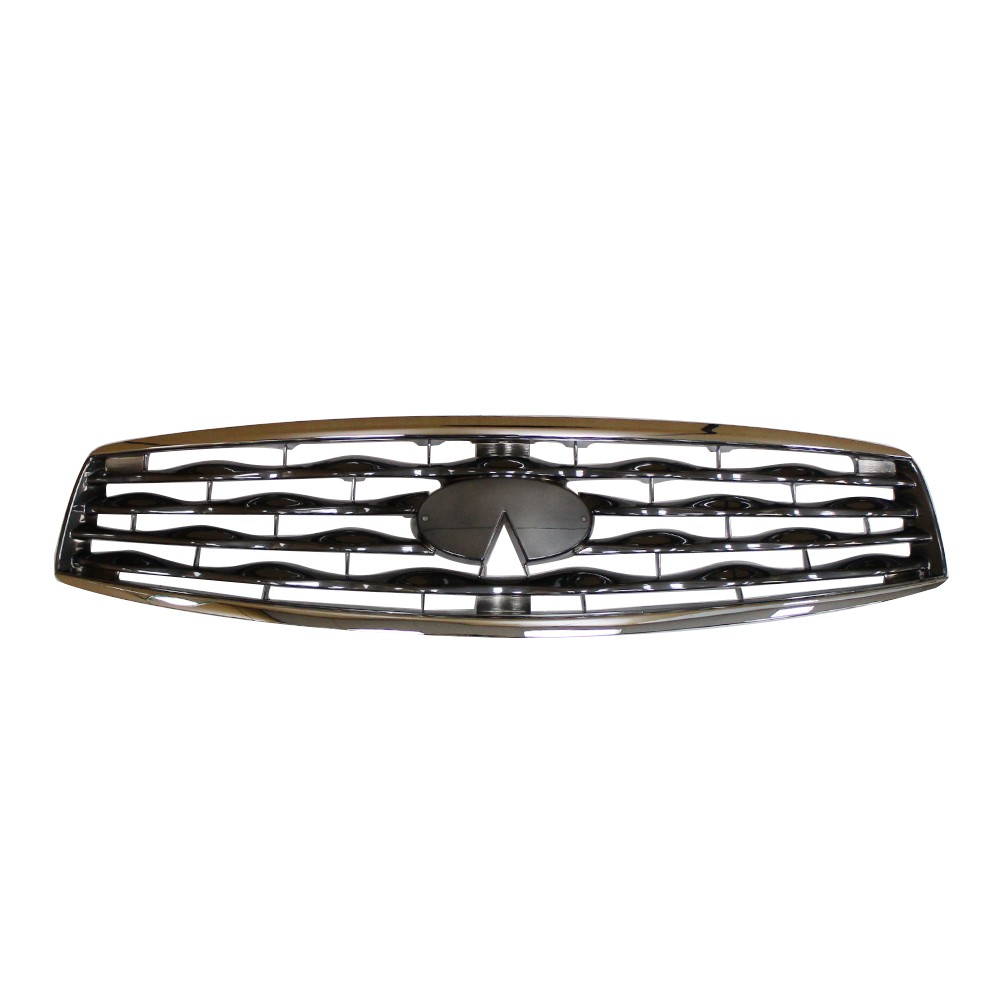 AM Front Grille Chrome Shell with Titanium Insert For 09-11 Infiniti ...